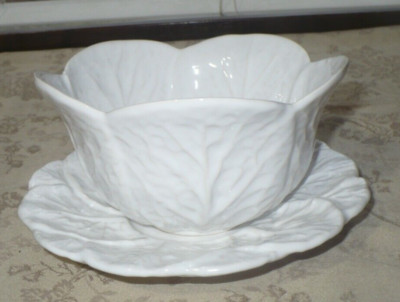 Block Subtil Portugal White Cabbage Bowl & Underplate | eBay