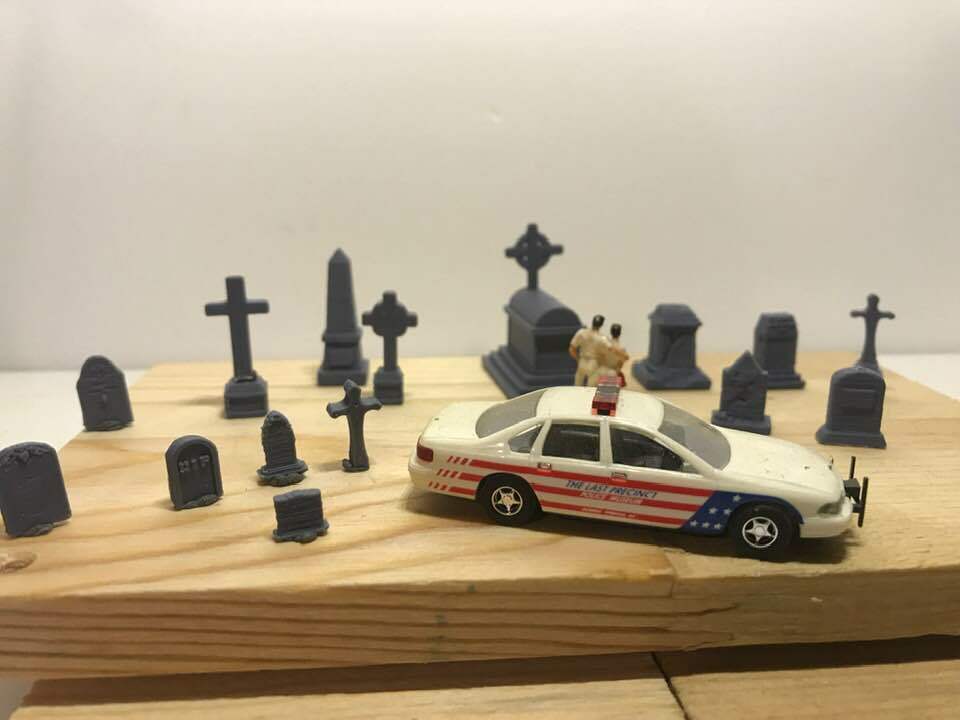 Ho 1/87 Scale Tombstone Set For Cemetery Graveyard Diorama (18pcs) | eBay