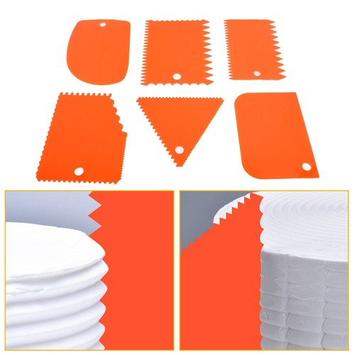 6 Pcs Plastic Clay Scraper Set Soft Clay Sculpting Dough Cutting ...