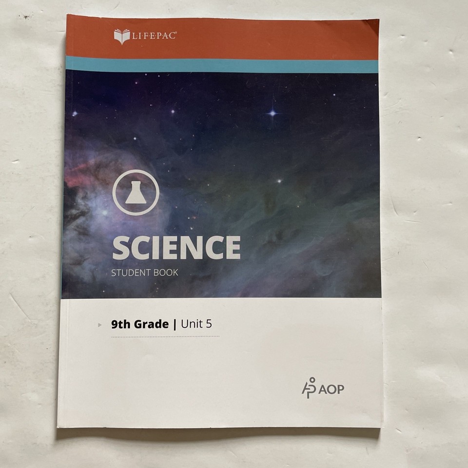 Lifepac Science 9th grade box set Alpha Omega AOP **Units 1, 2, 10 ...