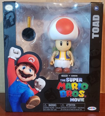 Nintendo The Super Mario Bros. Movie Toad Figure With Frying Pan ...