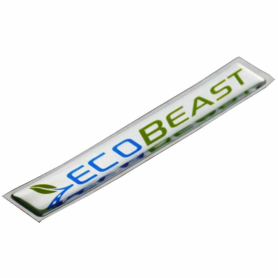 Pair ECOBEAST Ecoboost Fender Badge 3D Emblem Sticker For 2011-2014 ...