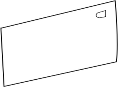 67111-33130 Toyota Panel, front door, outer rh 6711133130, New Genuine ...