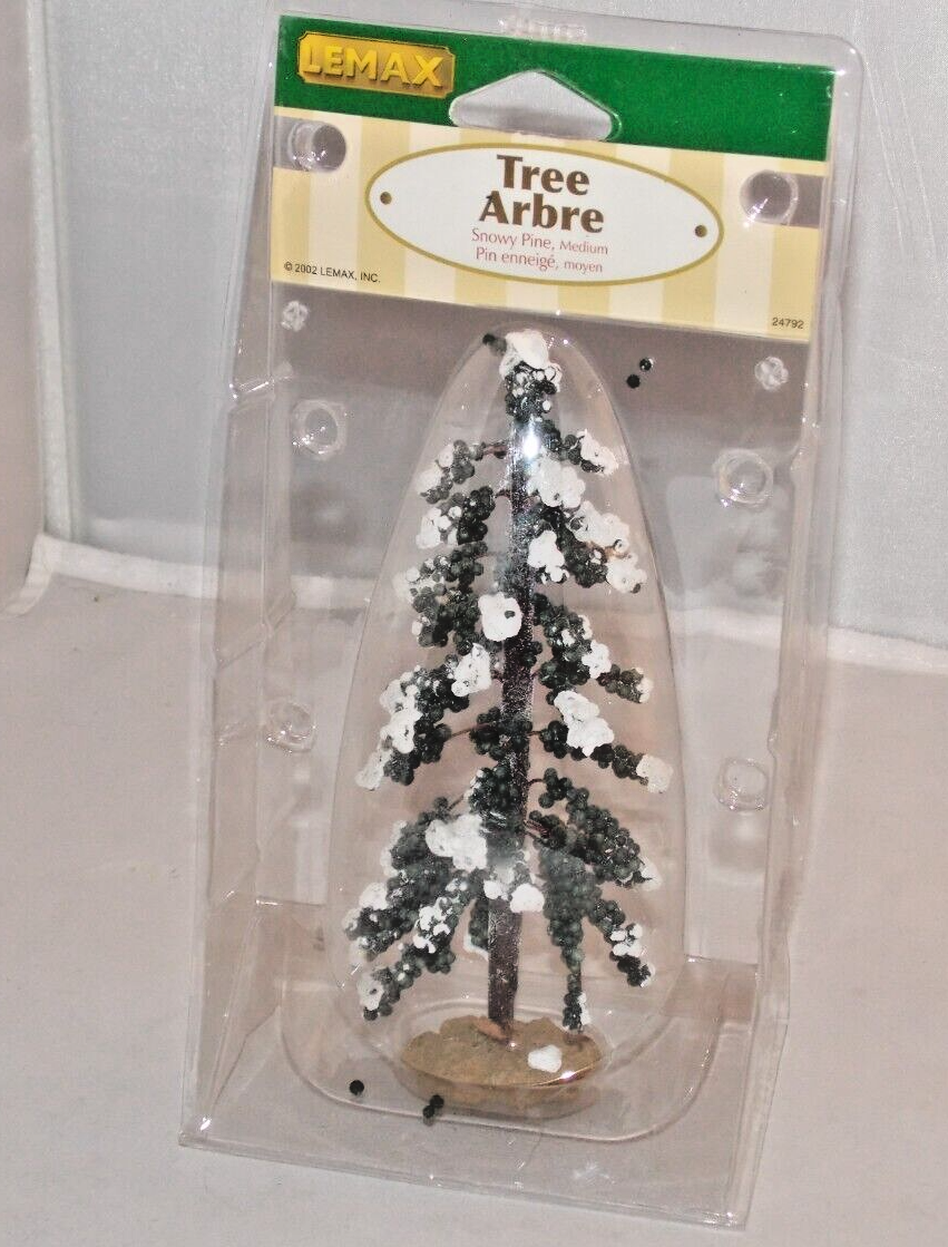 2002 LEMAX "SNOWY PINE TREE MEDIUM" Christmas Village - #24792 - New ...