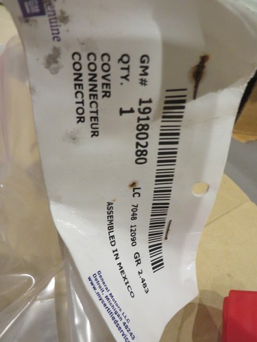 OEM # 19180280 GM GENUINE AC DELCO OEM new HARNESS CONNECTOR BODY 3 ...