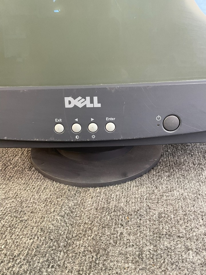 Dell 17" Computer Monitor E771A Vintage Retro CRT VGA Gaming Display ...