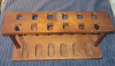 Vintage Large Wooden Pipe Rack For 12 Pipes FREE SHIPPING USA & CANADA ...