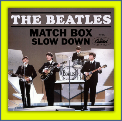 The Beatles- Matchbox b/w Slow Down 45 Picture Sleeve #1- Record Not ...