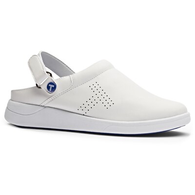 Toffeln Ultra Lite 0618 Perforated - White - Work Clogs | eBay Australia