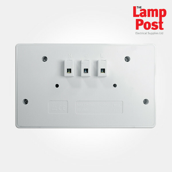 SINGLE TO DOUBLE SOCKET CONVERTER - Turn 1 Gang 13 Amp Plug Sockets ...