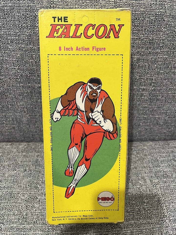Marvel 1974 MEGO WGSH THE FALCON All Original MIB Box Captain America ...
