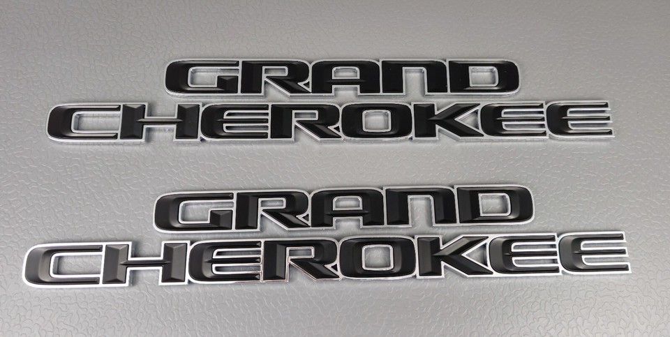 Fit for 2017-2021 Jeep Grand Cherokee Side Doors Nameplate Emblem ...