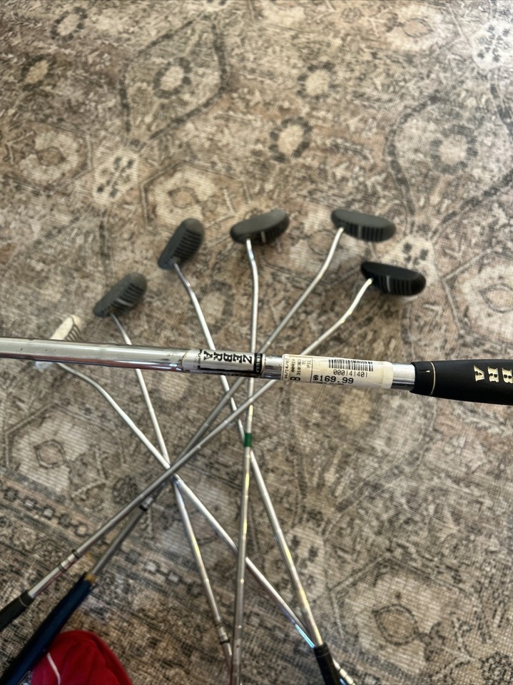 Lot Of 7 Ram Zebra Putters Gray White Black Rh Face Balanced W ...