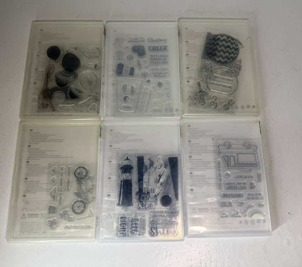 Stampin' Up! Polymer Stamp Sets - NEW-You Choose-Holidays, Coffee ...