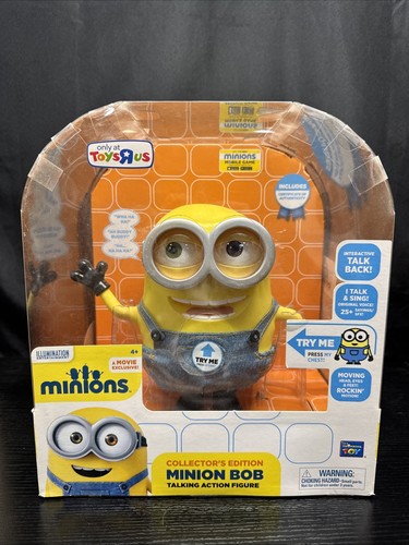 MINIONS Movie Collector's Edition Minion Bob 10" Interactive Talking ...