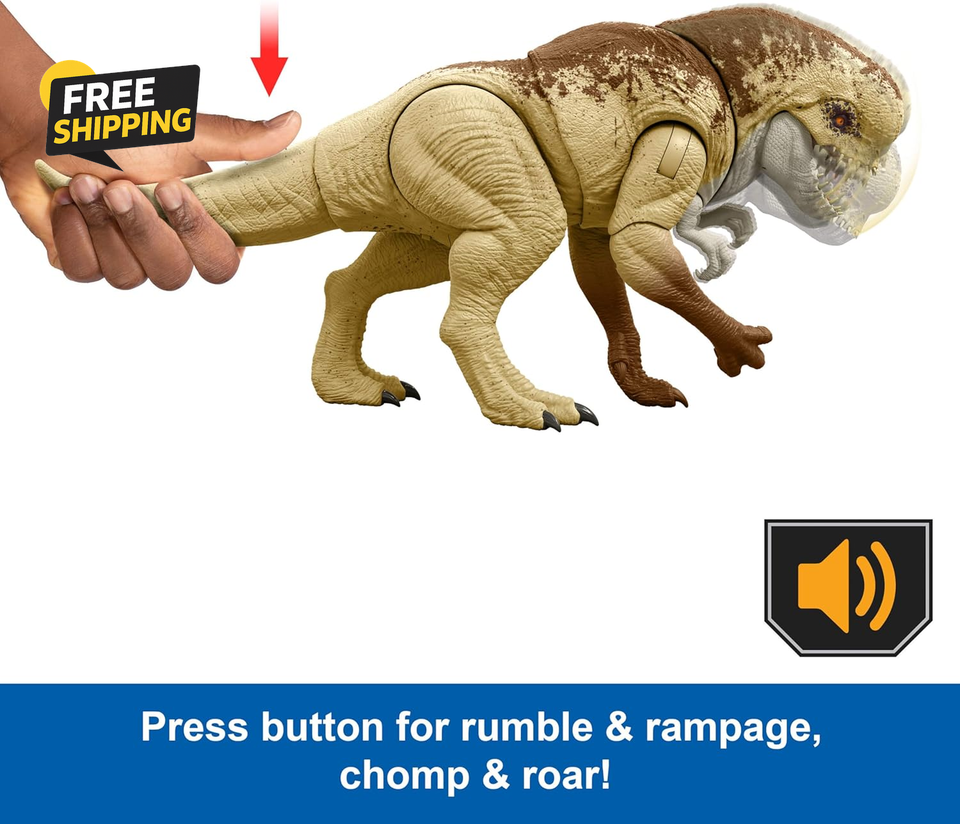 World Rebirth Distortus Rex Rumble N Rampage Dinosaur Action Figure 22 ...