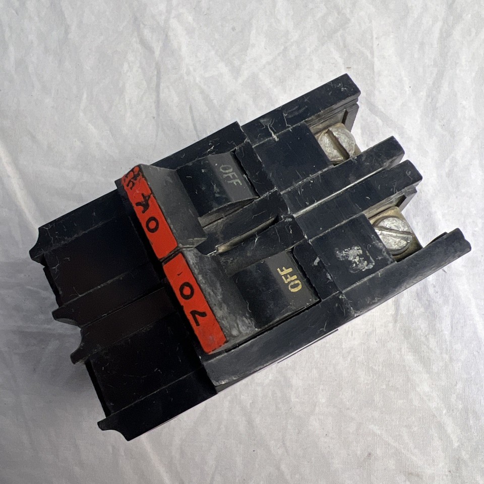 Federal Pacific 70 Amp 2 Pole Circuit Breaker FPE 240V Stab-Lok NA270 ...