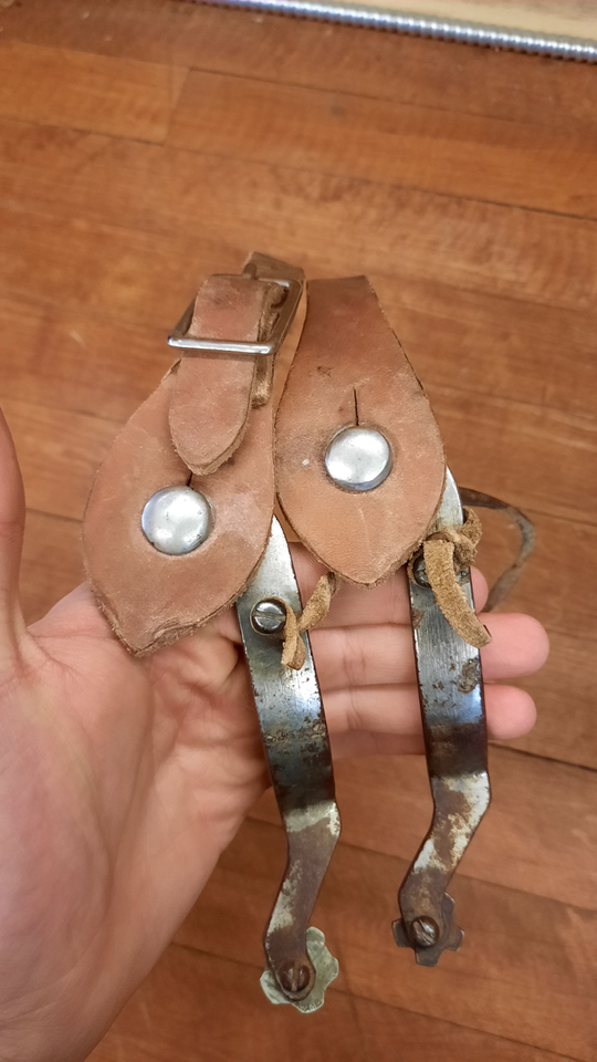 Original NORTH & JUDD SPURS Silver Spurs Marked w/Anchor Cowboy Spurs ...