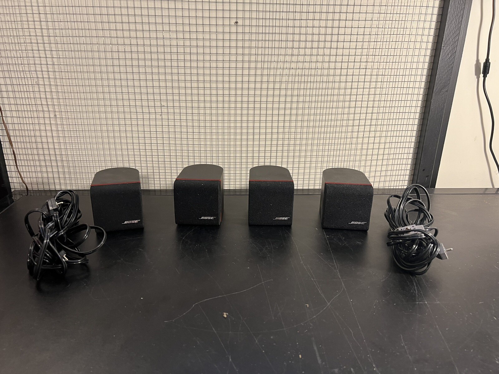 BOSE Redline Single Cube Speakers Lifestyle Acoustimass Black Tested ...