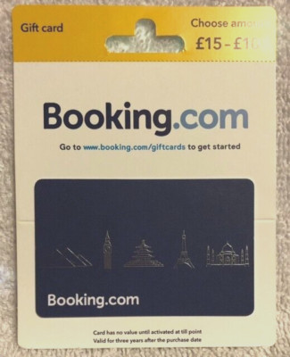 UK Booking.com Com Travel Company 2019 Gift Card Collectible | eBay UK