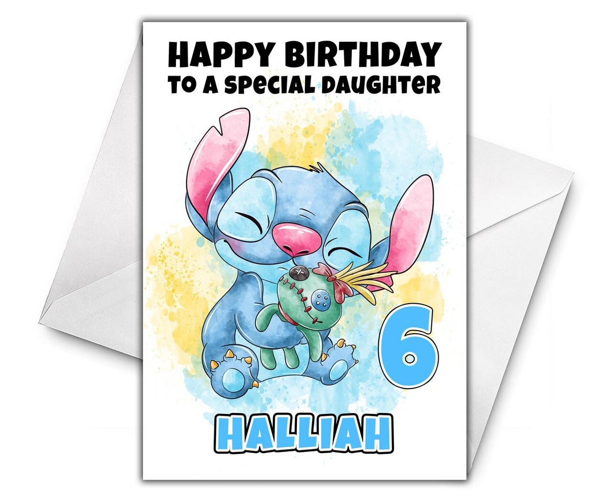 Lilo And Stitch Birthday Greeting Lilo And Stitch Coloring Page.