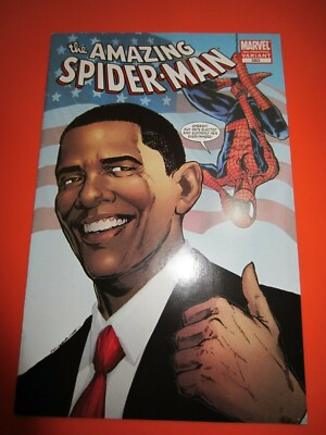 THE AMAZING SPIDER-MAN #583 - PRESIDENT OBAMA VARIANT - Excellent | eBay