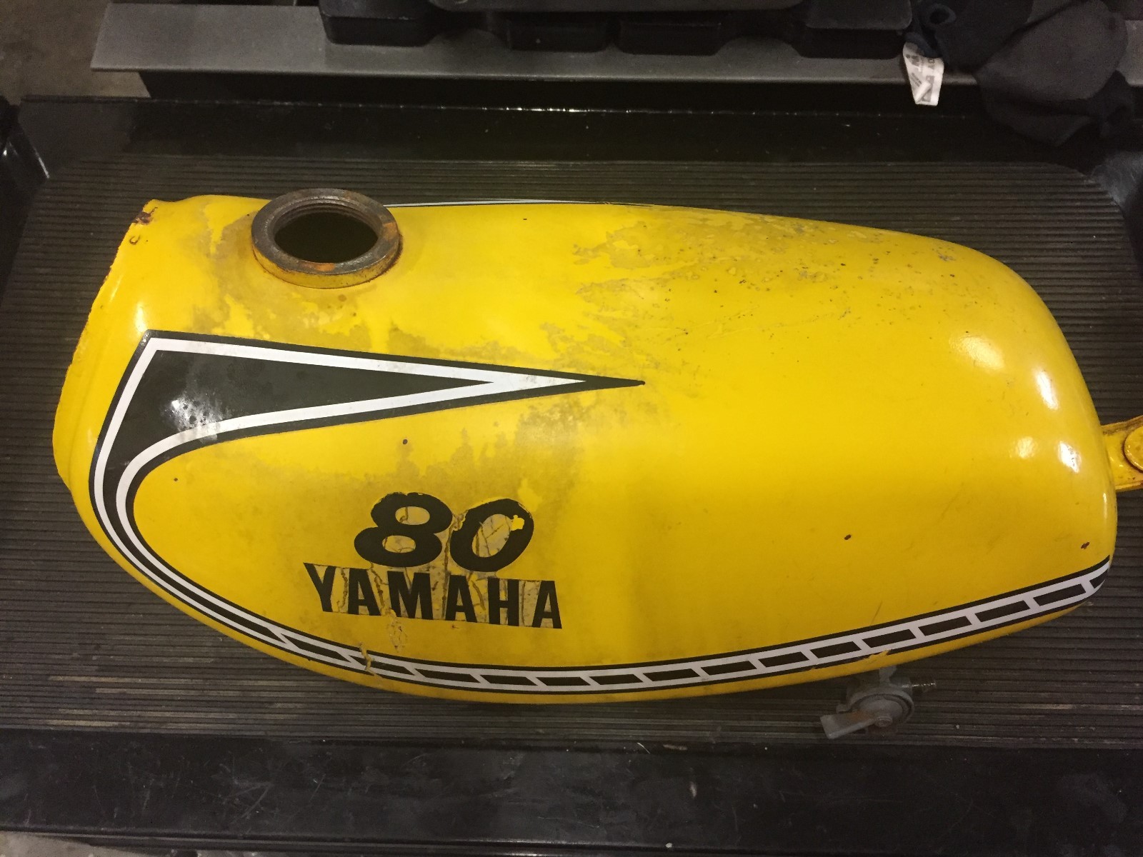 1974 Yamaha MX80 GAS TANK WITH PETCOCK | eBay