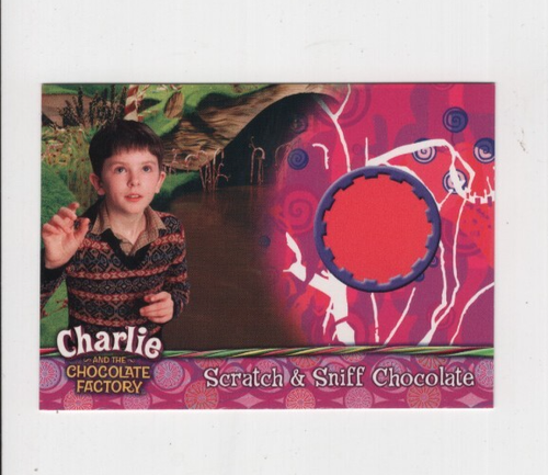 CHARLIE AND THE CHOCOLATE FACTORY SCRATCH & SNIFF CHOCOLATE INSERT CARD ...