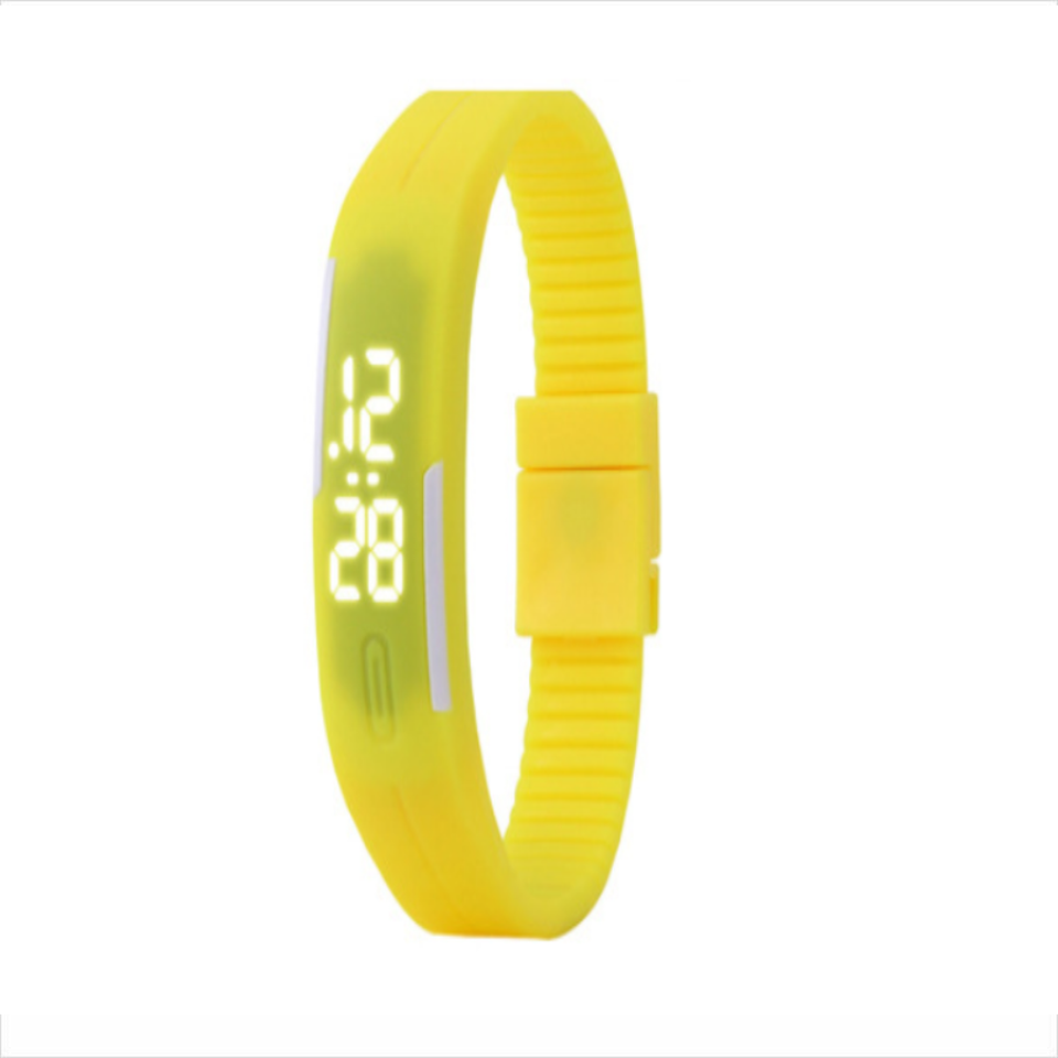 Waterproof LED Digital Rubber Sports Watch Bracelet Digital WristWatch ...
