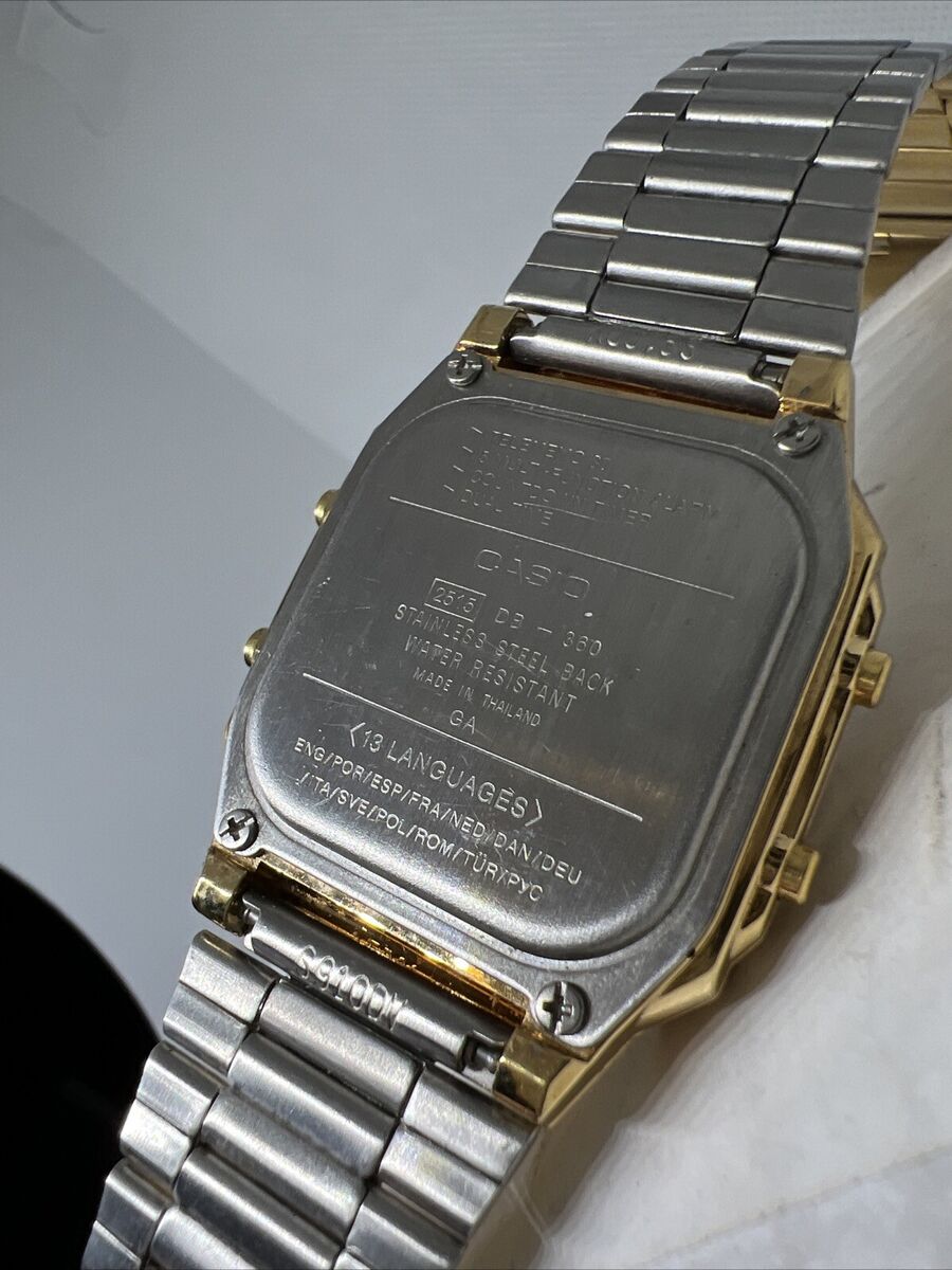 Casio 2515 DB 360 Illuminator Digital Watch Stainless Steel Casio 2515 DB 360 Illuminator Digital Watch Stainless Steel
