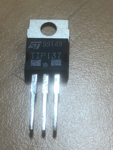 LOT de 2 TRANSISTORS DARLINGTON TIP137 PNP, 8 A, 100 V, boîtier A-220 ...