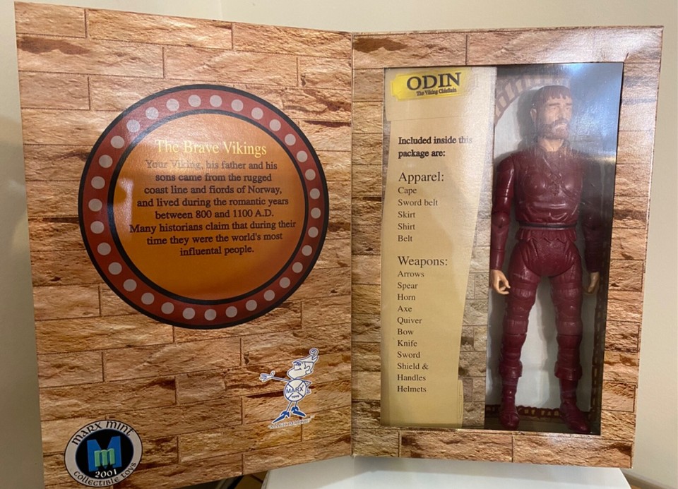 2001 Retro Marx Odin The Chieftain Action Figure Johnny West 12 figure ...