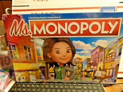 Hasbro E8424 Ms. Monopoly Board Game Free Shipping FACTORY SEALED ...