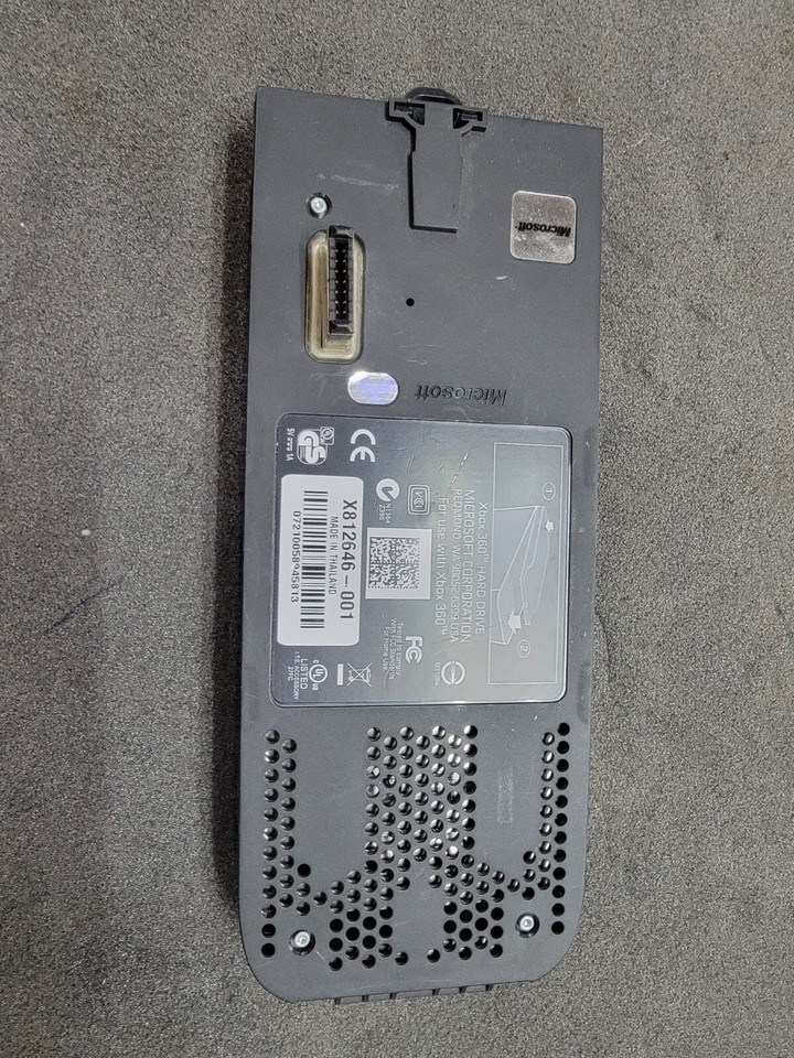Genuine OEM Xbox 360 120GB HDD X812646-001 Microsoft External Hard ...