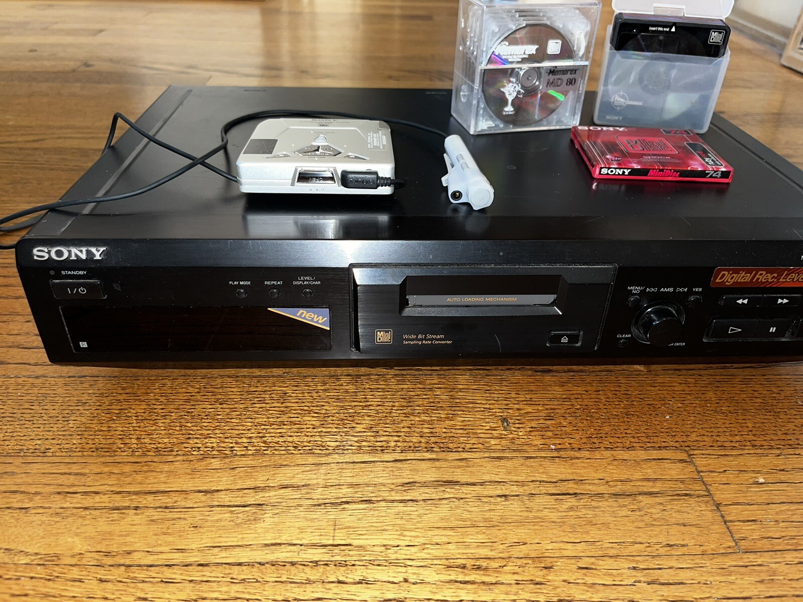 Sony MDS-JE330 MiniDisc Deck Working + Minidisc Walkman (Non working ...