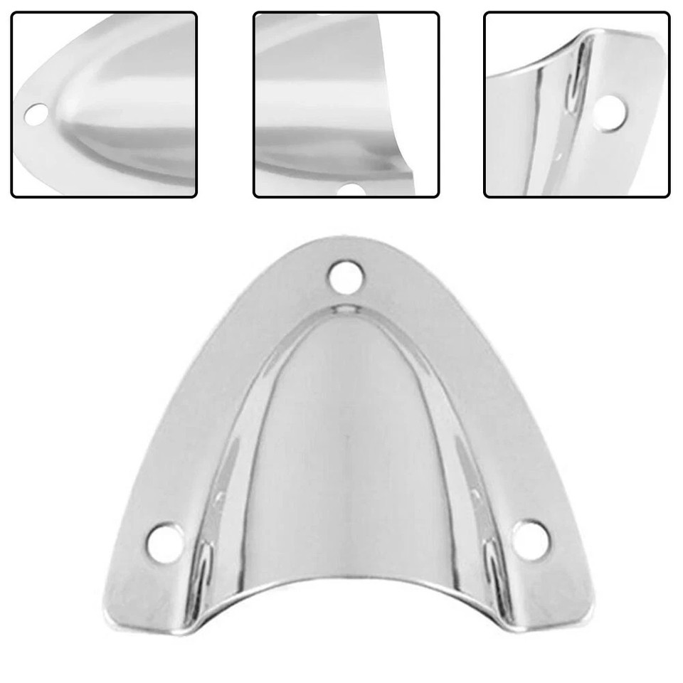 Marine Grade Stainless Steel Boat Ventilation Cover Clam Shell Design ...