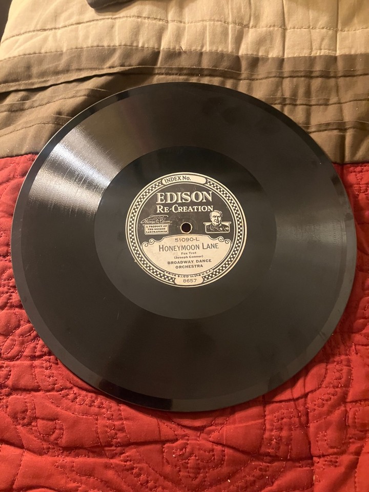 Edison Diamond Disc Record #51090 "Honeymoon Lane" Broadway Dance ...