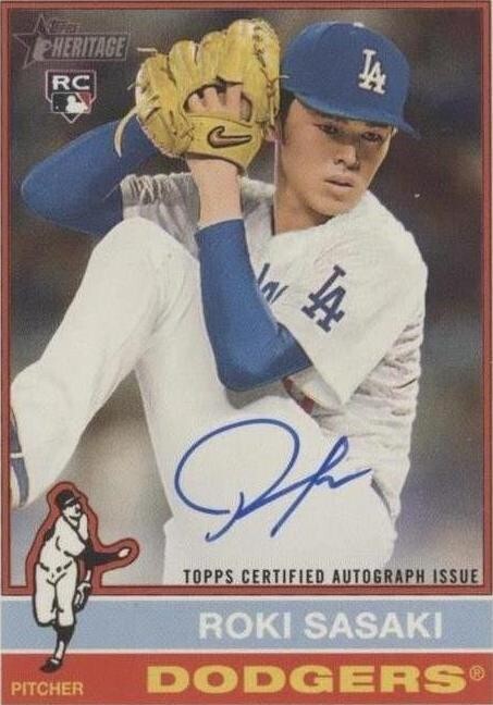 2025 Topps Heritage - Roki Sasaki #ROA-RS for sale | eBay