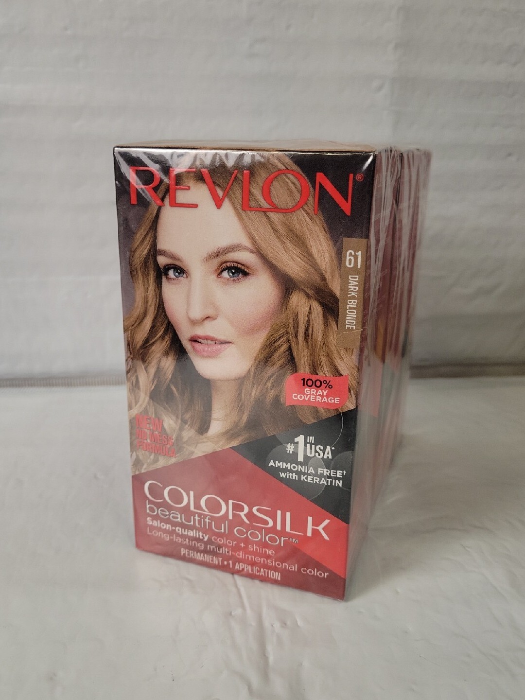 LOT OF 3 Revlon Colorsilk Permanent Hair Color 61 Dark Blonde ...