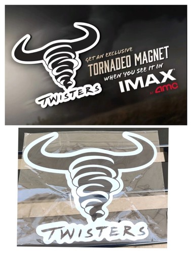 AMC Twisters Car MAGNET IMAX Movie Exclusive Fan Event Enter The Vortex ...