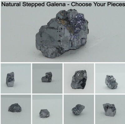 Stepped Galena Natural Missouri Step Crystal Raw Mineral Beautiful ...