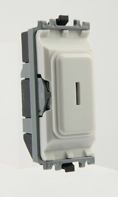 MK K4917 WHI 20A DP 1 Way Secret Key Switch - Grid Plus Switch Module ...