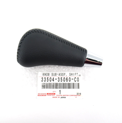 Genuine OEM Toyota 33504-35060-C0 Shift Lever Knob Black Leather 2003 ...