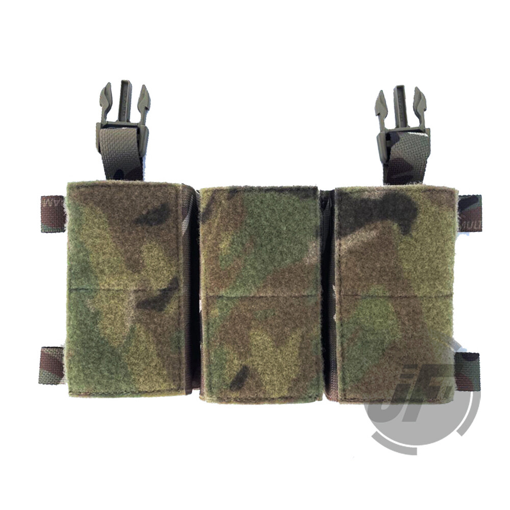 Tactical Swift Clip KYWI Placard Triple 5.56 Mag Pouch Hook & Loop ...