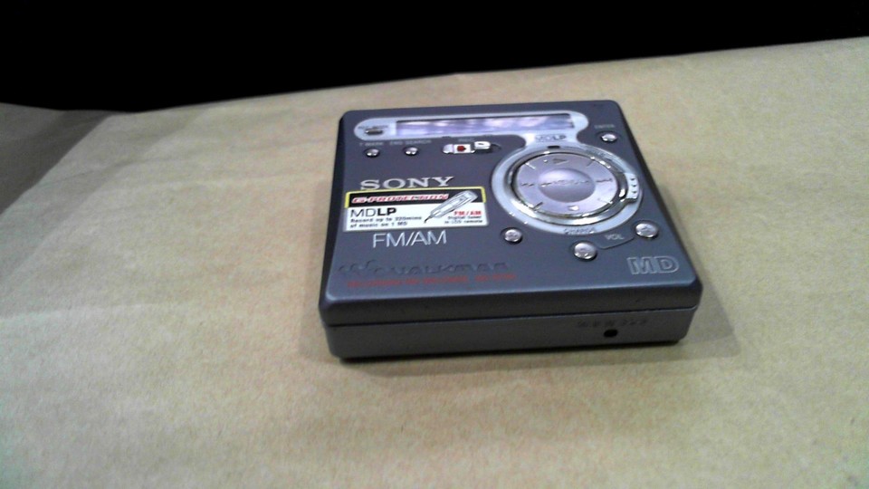 Sony Walkman MZ-G750 Mini Disc Recorder Player With Radio Dark Grey ...
