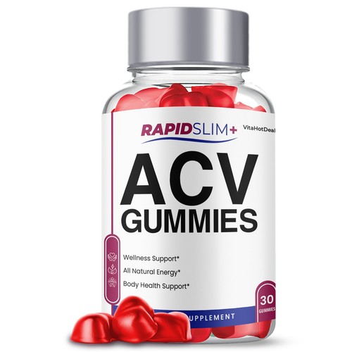 Rapid Slim ACV Gummies Supplement, RapidSlim Max Strength Formula (1 Pack) | eBay