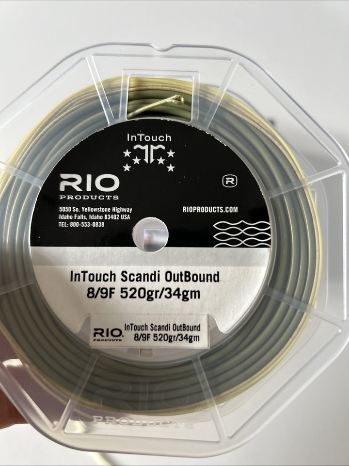 Rio In Touch Scandi Outbound Spey #8/9 Floalting Fly Line 125ft/38m ...