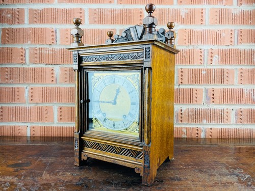 Antique Bracket Mantel Clock Chiming Striking 8 Day Winterhalder ...