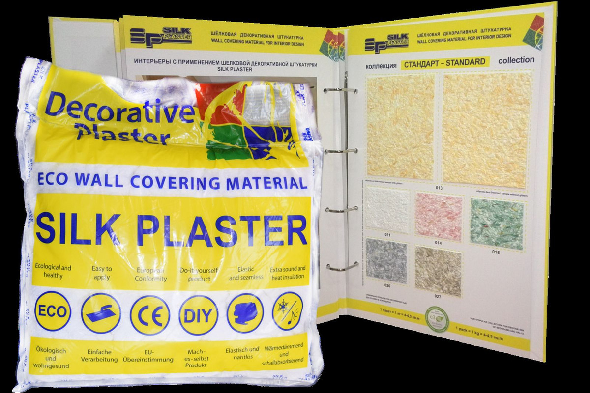 Silk Plaster Logo Eco Plaster Wallpaper STANDART SILK PLASTER