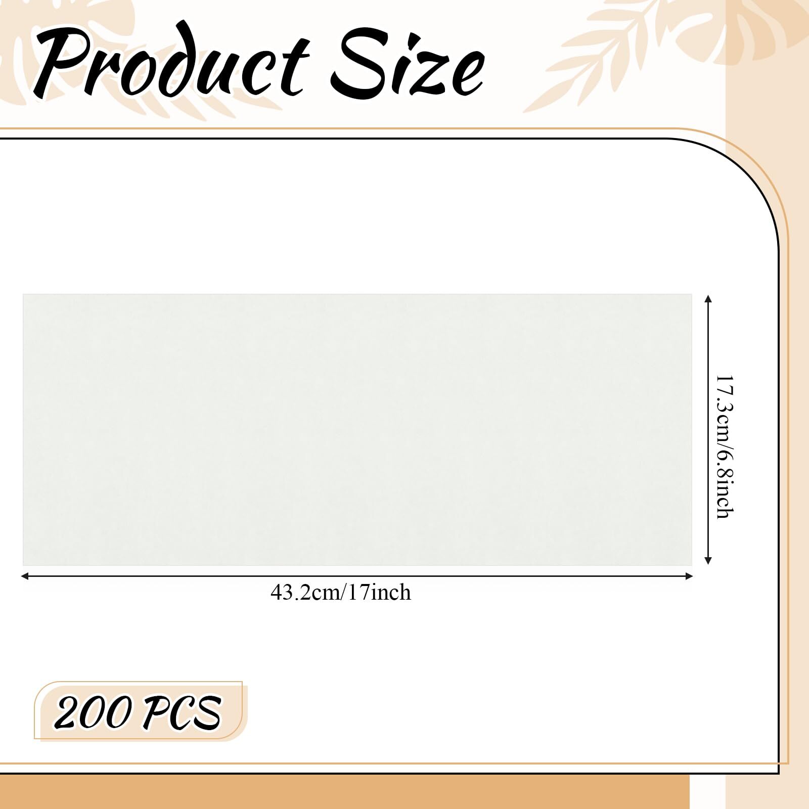 200 Pcs Tray Mats Set Freeze Dryer Trays Parchment One Off Paper Precut ...